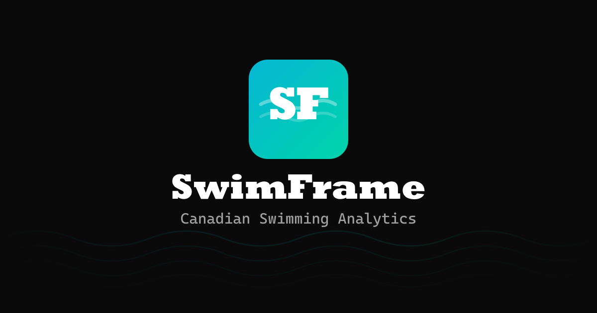 SwimFrame - Canadian Swimming Analytics